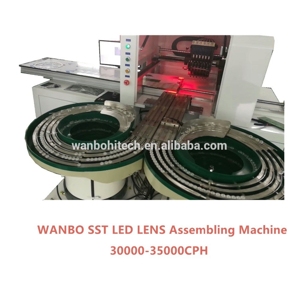 LED lens mounter, LED lens assembling machine, automatic LED pick and ...