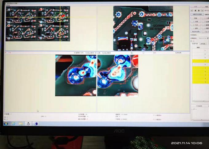CAD Data Auto Visual Inspection Machine Inspect PCB Full Color CCD Camera