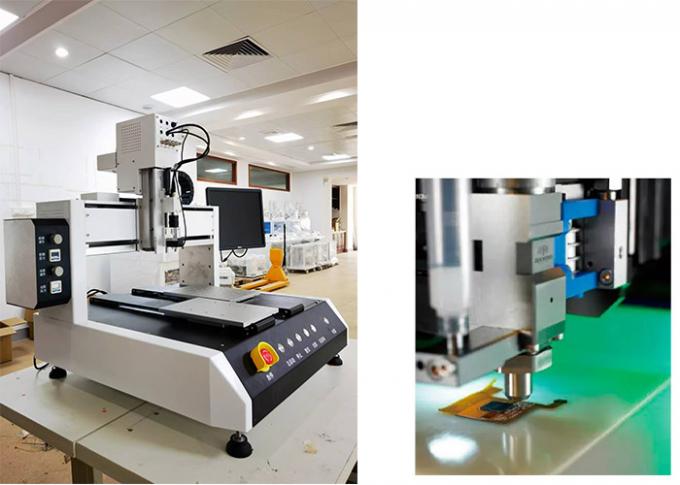 CCD Vision Positioning Glue Dispenser Machine High Speed With Injection ...