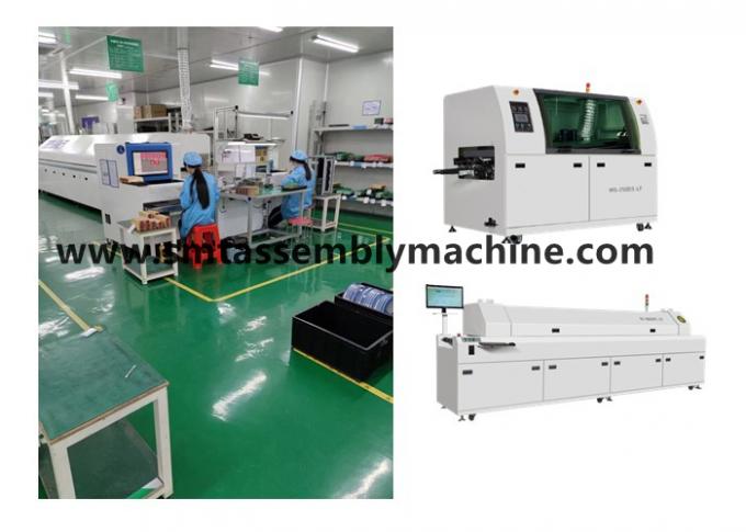 DIP Line PCBAS Aoi Equipment Plug In Machines Wave Soldering